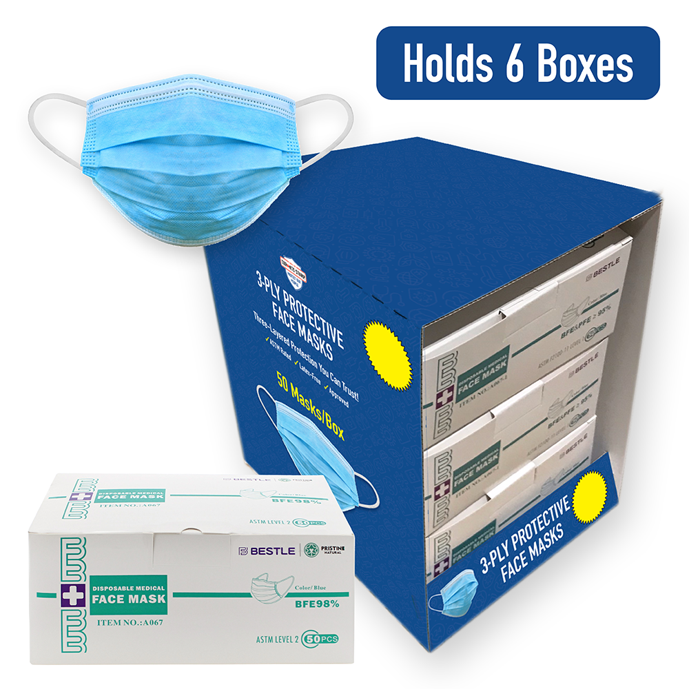 Retail Prepack-Mask Module with 6x ASTM 2 Mask Boxes