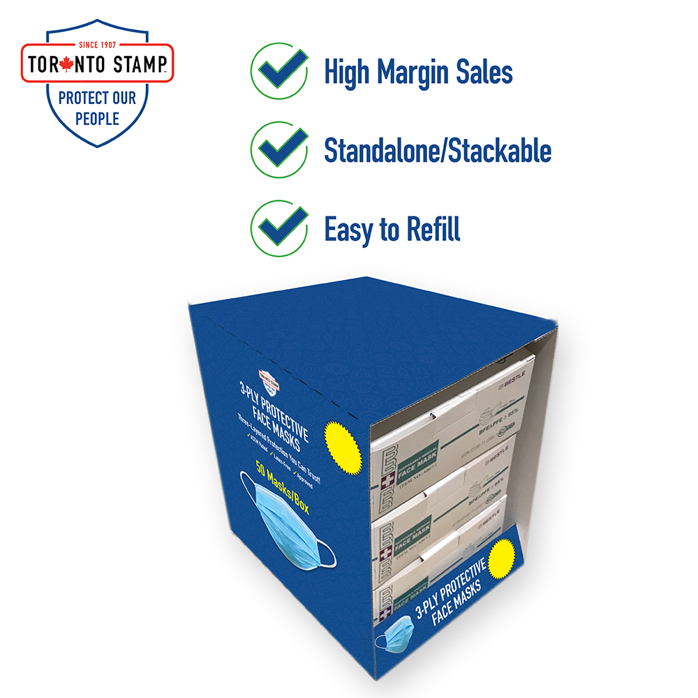 Retail Prepack-Mask Module with 6x ASTM 2 Mask Boxes